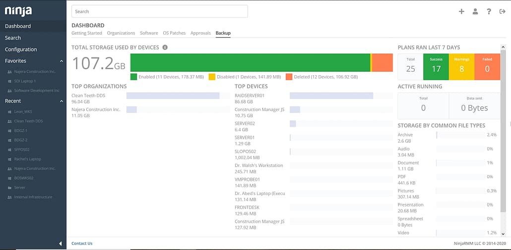 Le meilleur logiciel RMM pour les MSPs et l’IT | NinjaRMM est le N°1