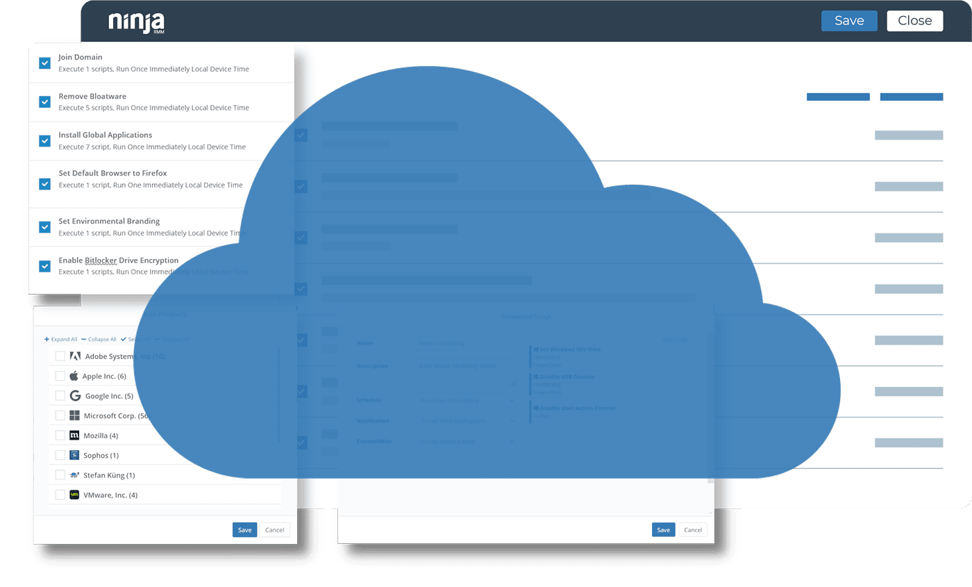 Gestion de l'informatique pour les grandes entreprises - NinjaOne