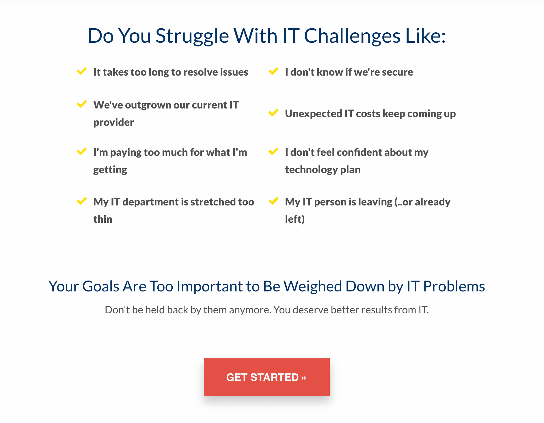 Managed Services Websites: Good & Bad Design Examples