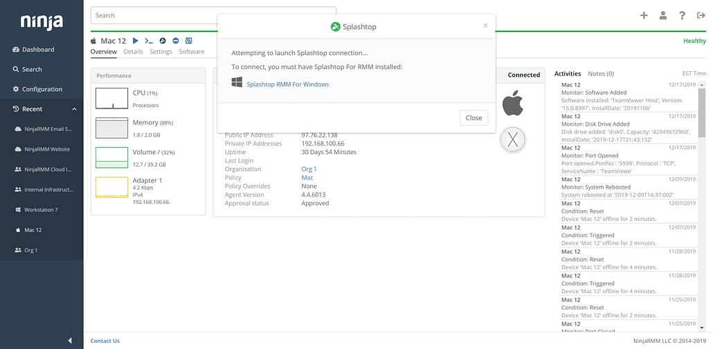 Remote Access Solution for Windows & Mac | Fast & Secure | NinjaOne