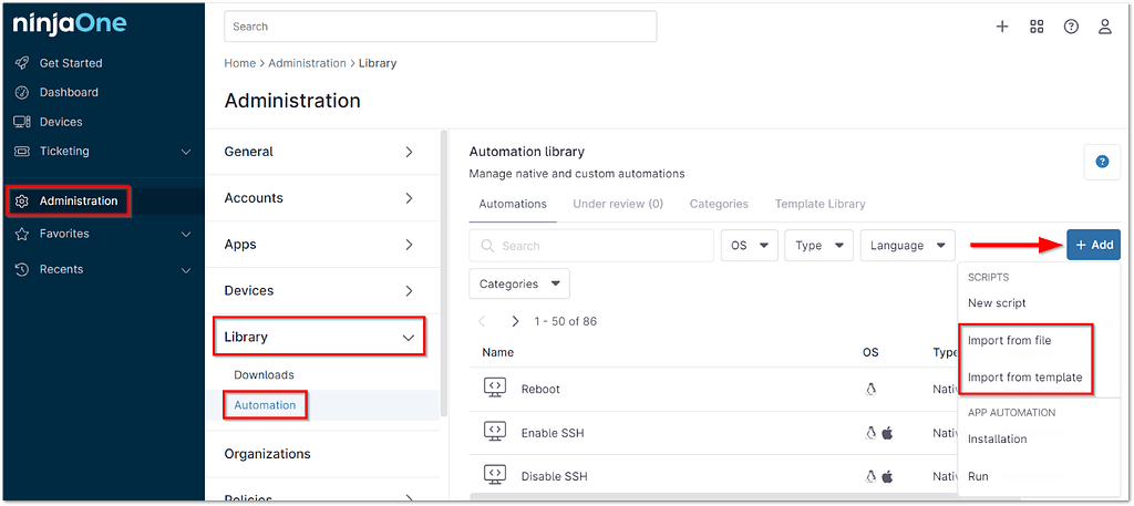 NinjaOne Script Library | NinjaOne