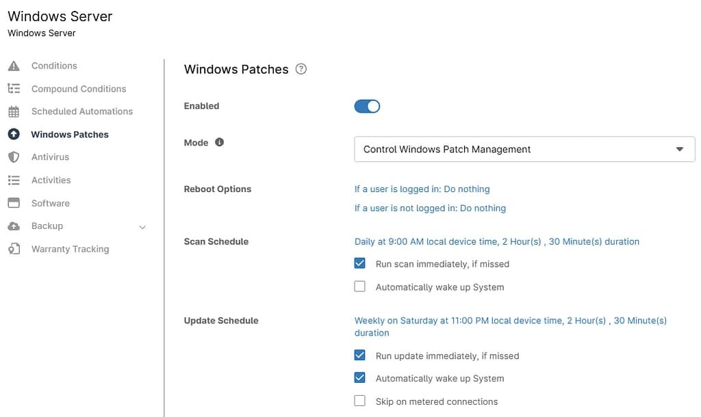Windows Server Patch Management Software | NinjaOne