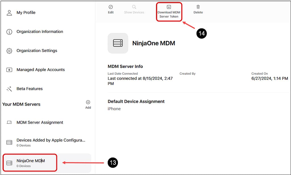 4.2 NinjaOne MDM Apple - NinjaOne