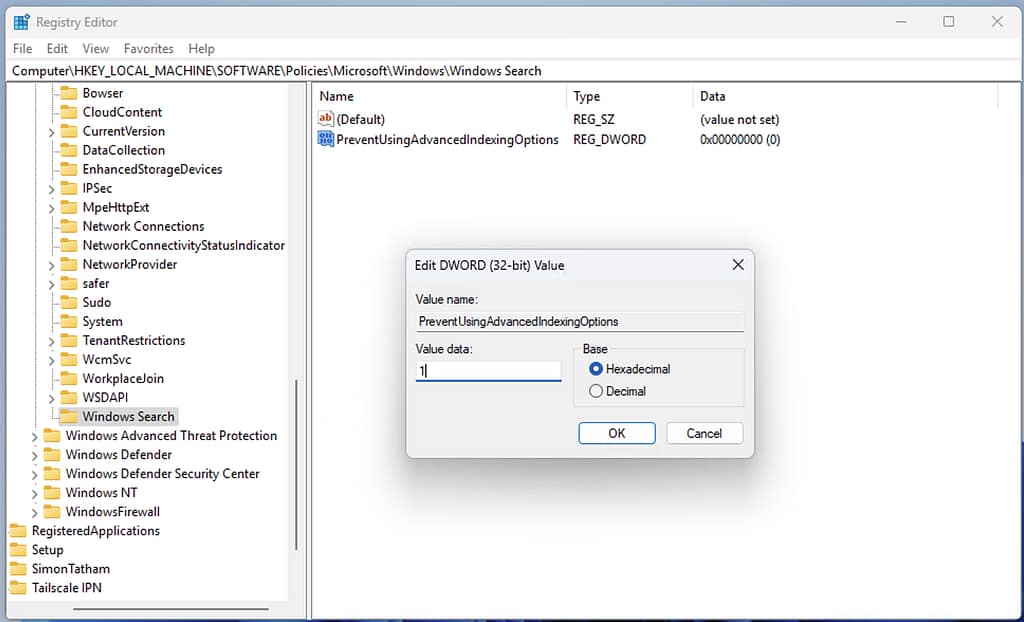 Configure Advanced Indexing Options in Windows 10/11 | NinjaOne