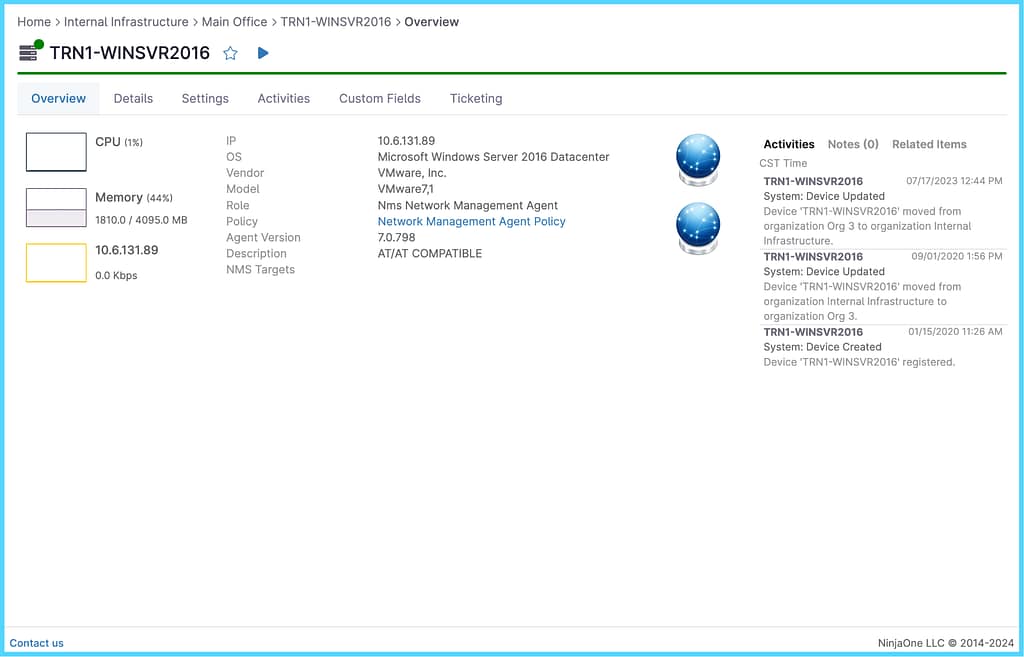 Switch Monitoring | NinjaOne