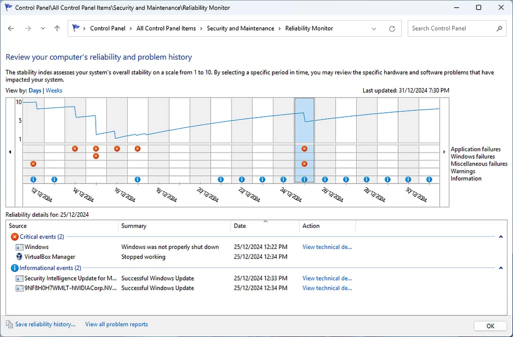 How to View Reliability History in Windows | NinjaOne
