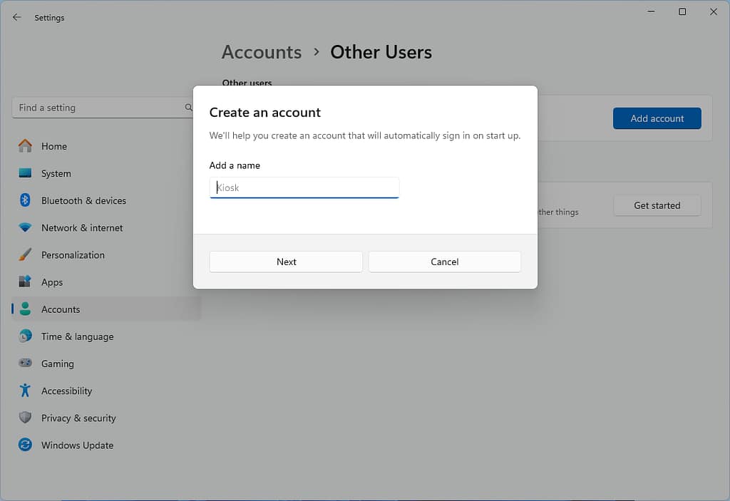 Remove a Kiosk Account with Assigned Access | Windows 10 & 11 | NinjaOne