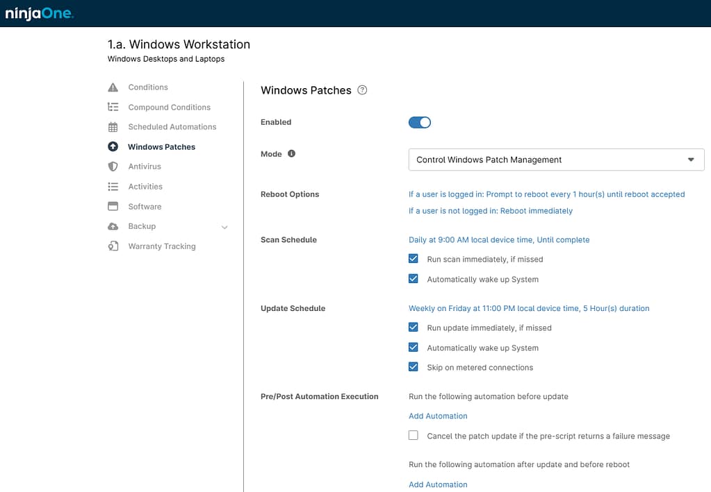 Cloud Based Patch Management Software Ninjaone