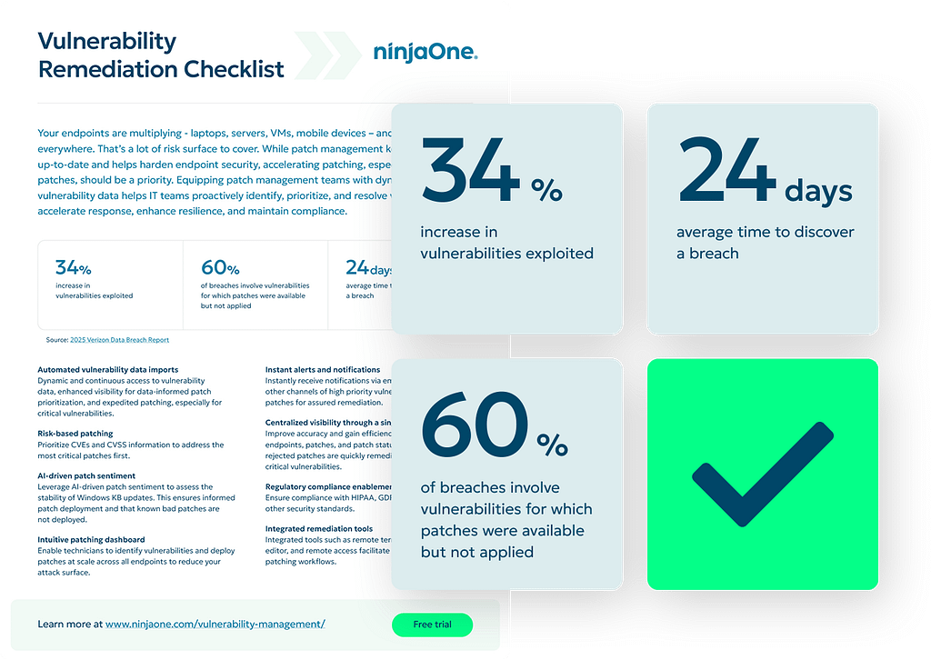 Vulnerability Management Tool | Best Rated Software | NinjaOne