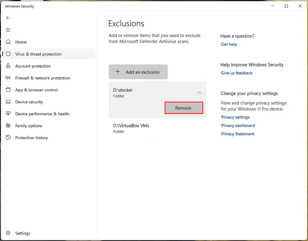 Remove Exclusions from Microsoft Defender Antivirus in Windows 10/11 ...