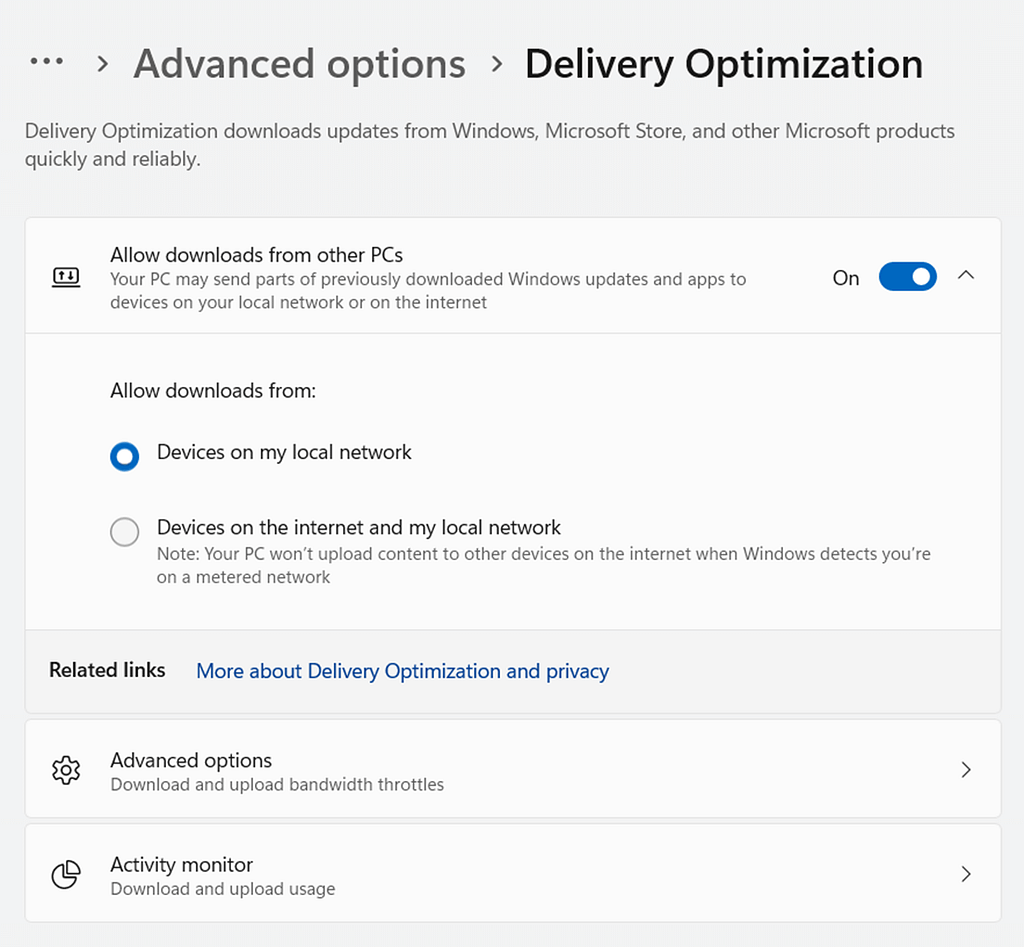 How to Turn On or Off Windows Update Delivery Optimization in Windows ...