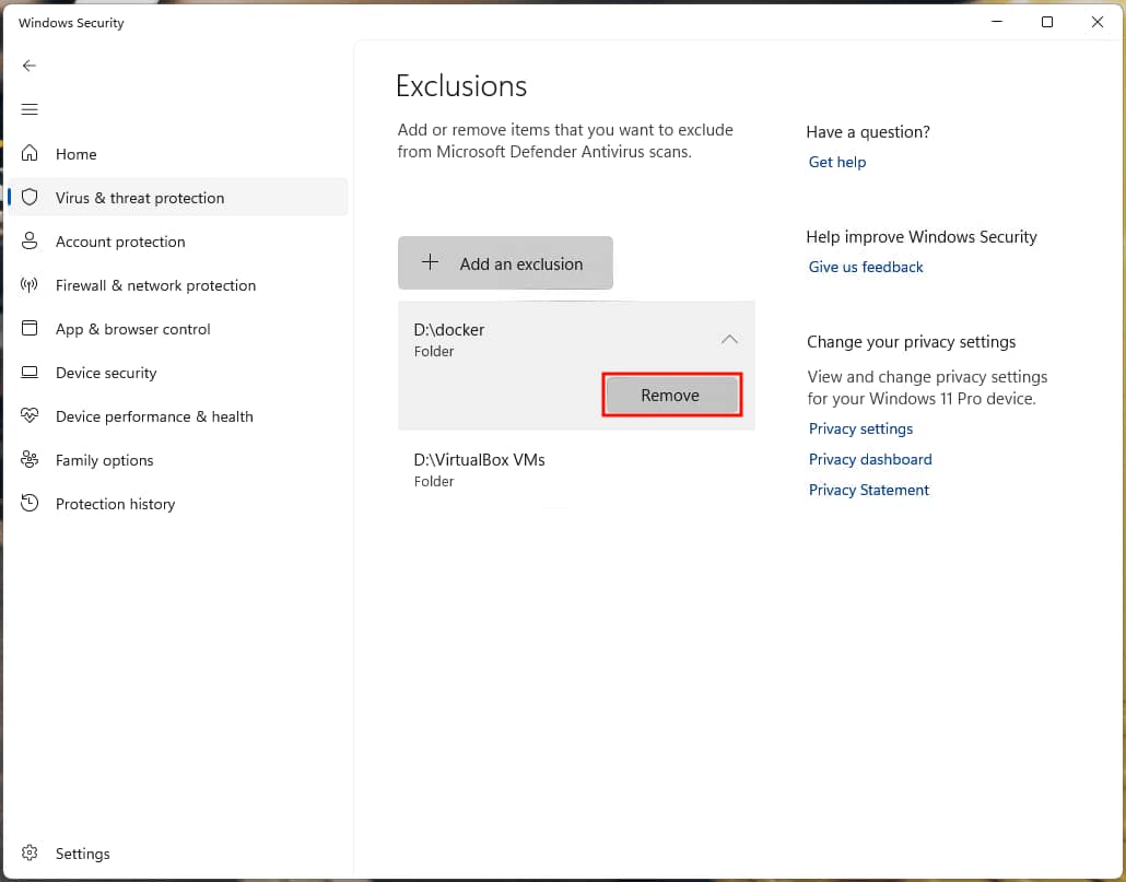 Remove Exclusions from Microsoft Defender Antivirus in Windows 10/11 ...