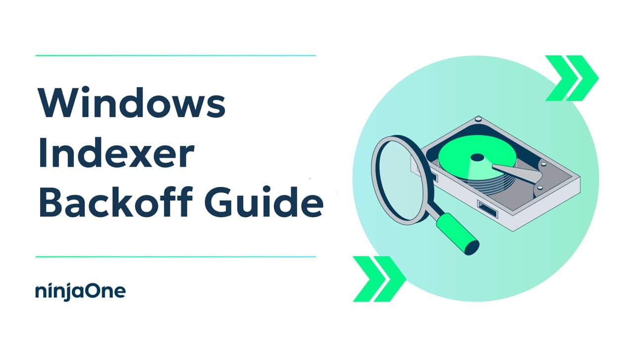 How to Enable or Disable Indexer Backoff in Windows 10/11 | IT Video Hub | NinjaOne