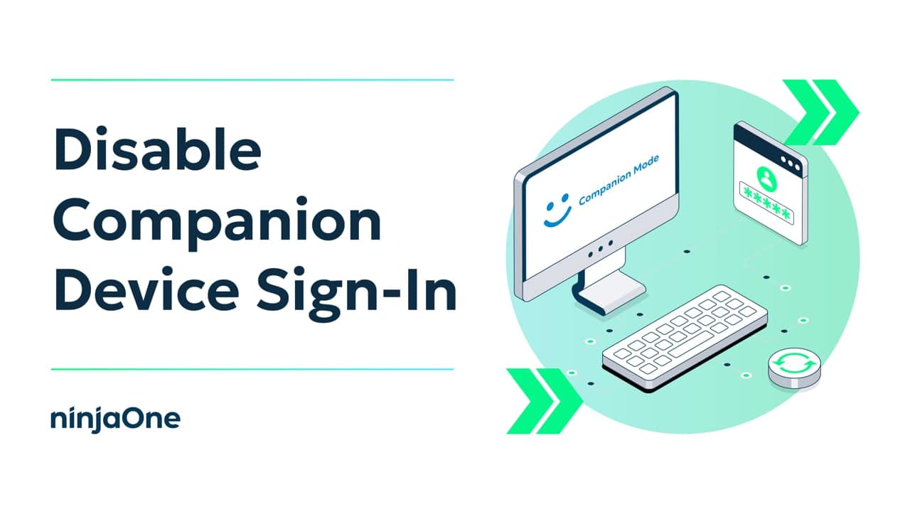 How to Enable or Disable Users to Use Companion Device to Sign in to ...