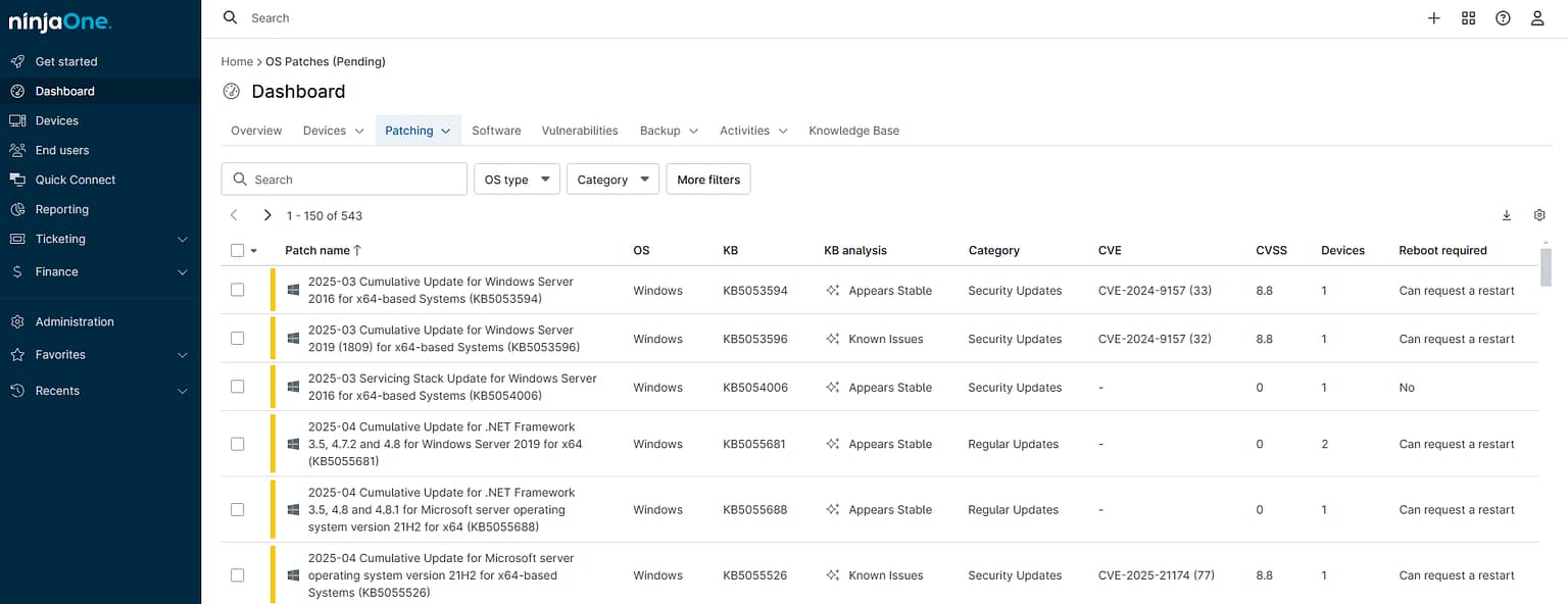 Windows Server Patch Management Software | NinjaOne