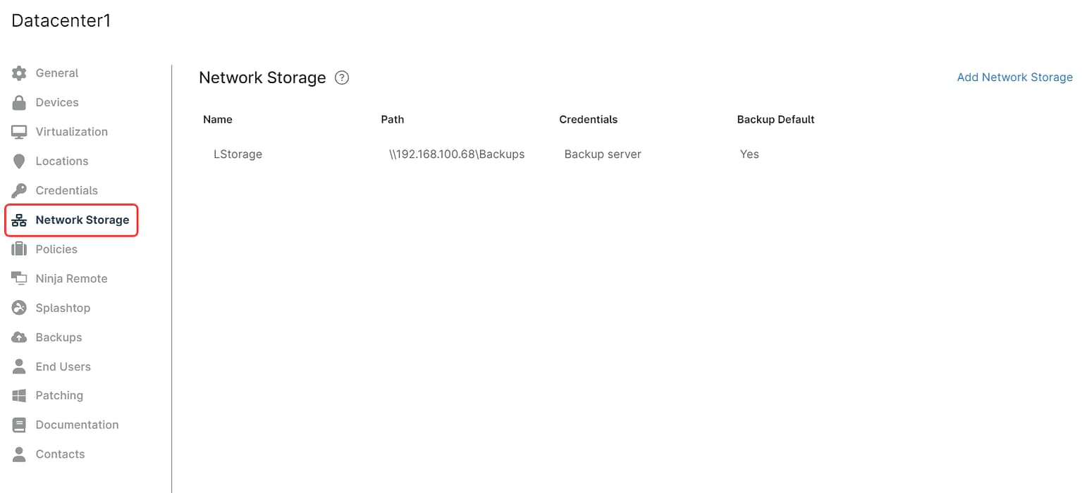 Backup Configuration | NinjaOne