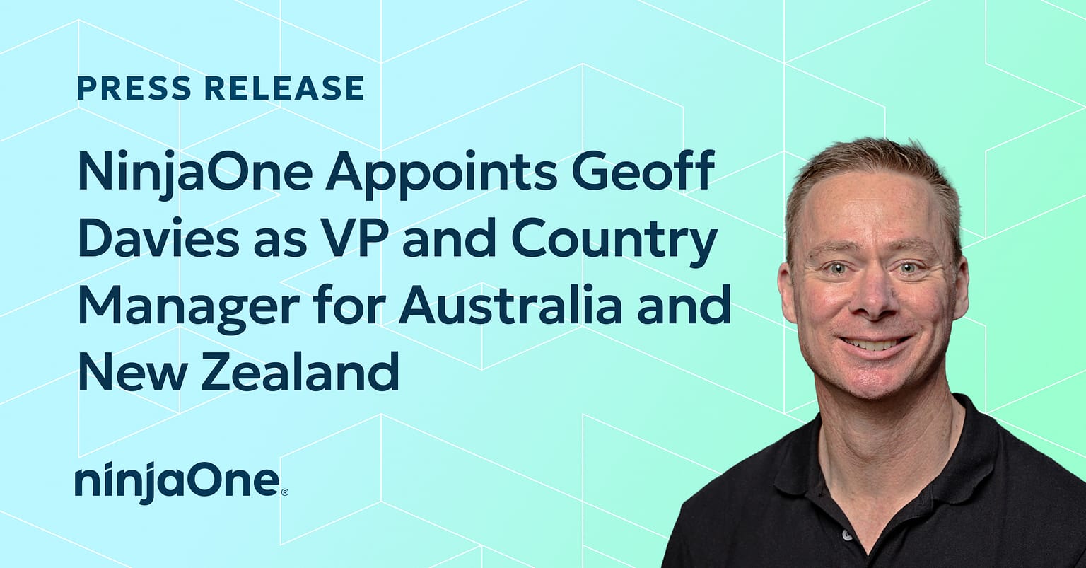 NinjaOne nomme Geoff Davies vice-président et directeur national pour l ...
