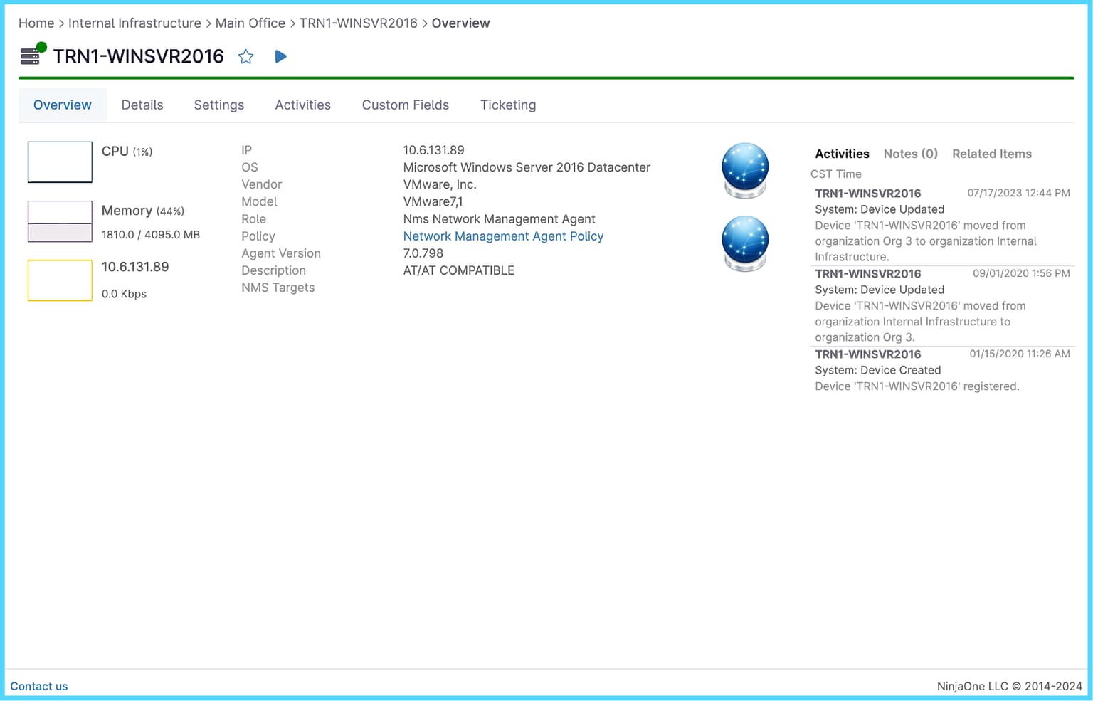 Switch Monitoring | NinjaOne