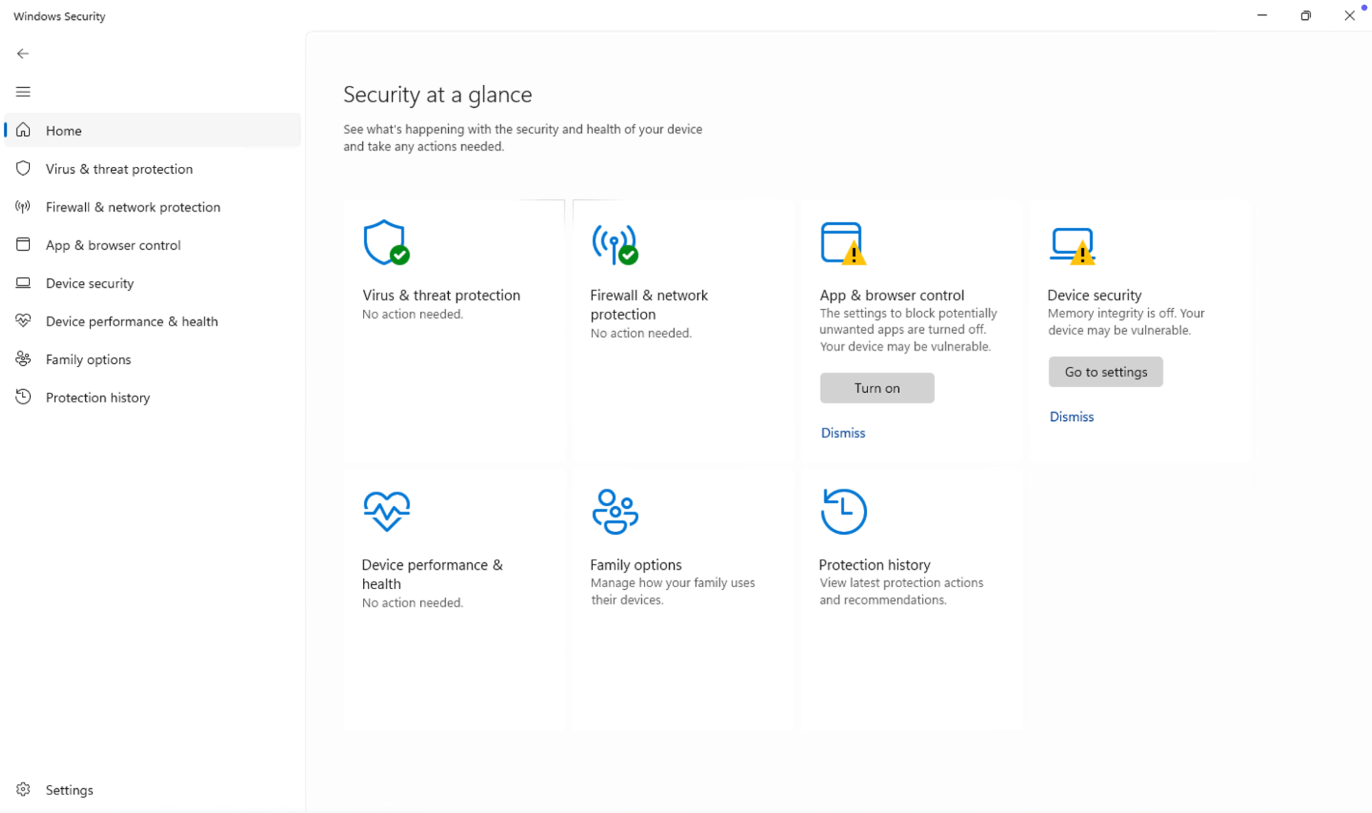 Hide Account Protection in Windows Security in Windows | NinjaOne