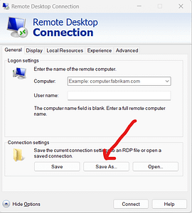 Save Remote Desktop Connection Settings to RDP Files | NinjaOne