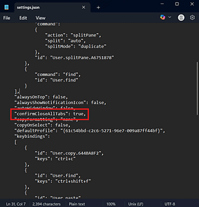 Configure "Do you want to close all tabs" in Windows Terminal | NinjaOne
