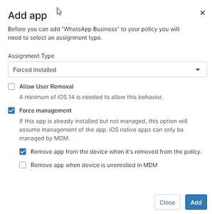 Managing Store Apps on Mobile Devices | NinjaOne