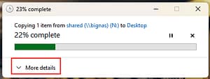 How to Show More Details in the File Transfer Dialog in Windows | NinjaOne