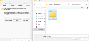 How to Change the Default Screenshot Folder Location in Windows 11 ...