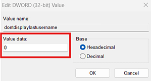 Enable or Disable Don't Display Last Signed-in in Windows 11 | NinjaOne