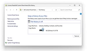 Enable or Disable File History in Windows 11 | NinjaOne