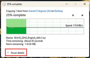 How to Show More Details in the File Transfer Dialog in Windows | NinjaOne