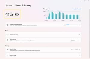 How Disable the Battery Percentage Display on the Taskbar | Windows 11 ...