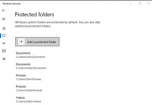 Configure Protected Folders for Controlled Folder Access | NinjaOne