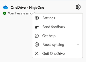 Manage OneDrive Notifications for Multi-Account Sync | NinjaOne