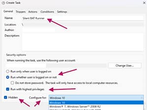 How to Use Task Scheduler to Run BAT File in Background | NinjaOne