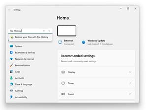Enable or Disable File History in Windows 11 | NinjaOne