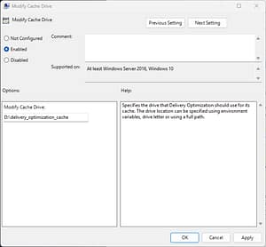 Change Delivery Optimization Cache Drive in Windows 10/11 | NinjaOne