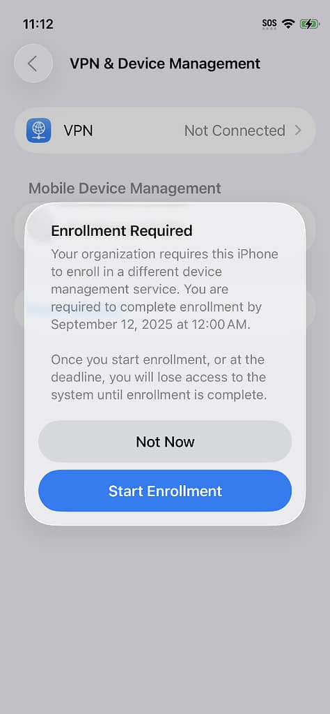 iOS 26 MDM Migration - NinjaOne