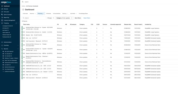 Remote Driver Updates | NinjaOne