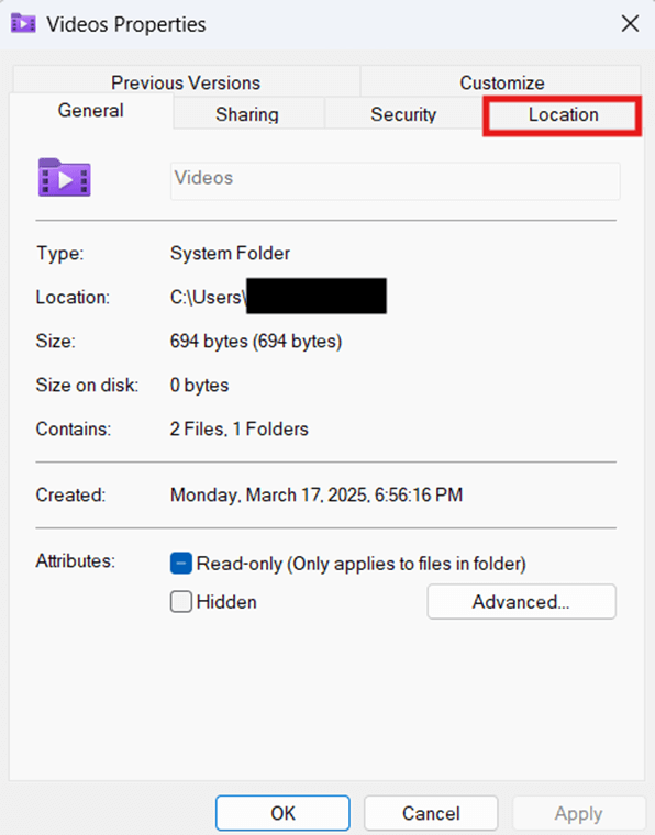 How to Change the Default Videos Folder Location | Windows 11 | NinjaOne