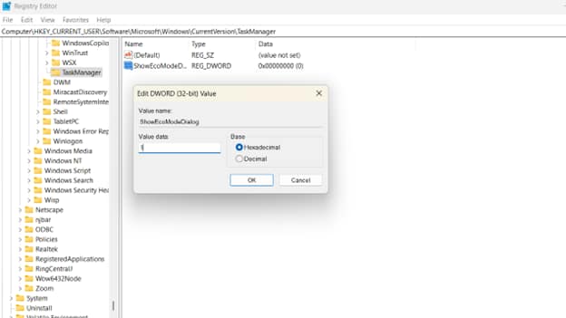 How to Enable or Disable Efficiency Mode Confirmation Dialog in Windows 11 - NinjaOne