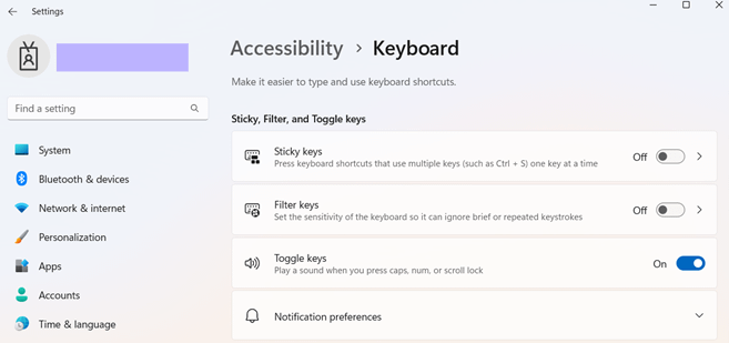 How to Configure Toggle Key Sounds in Windows 11 | NinjaOne