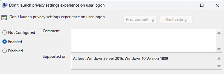 How to Configure Choose Privacy Settings for your Device at Sign-in in Windows 11 - NinjaOne