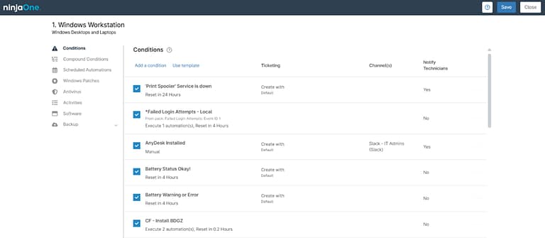 Policy Based Automation for Endpoint Security | NinjaOne