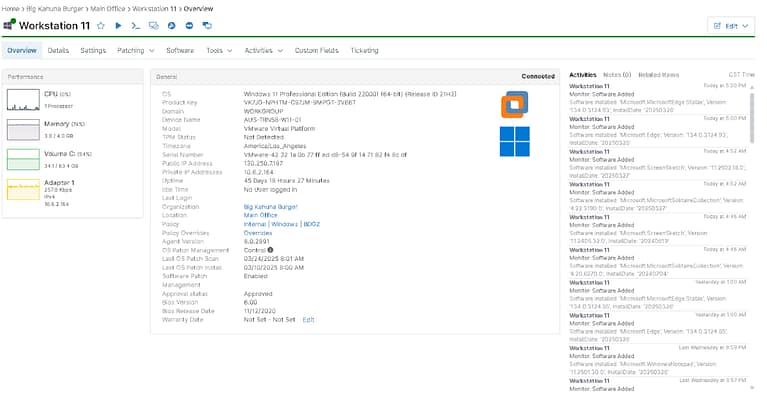Performance Monitoring | NinjaOne