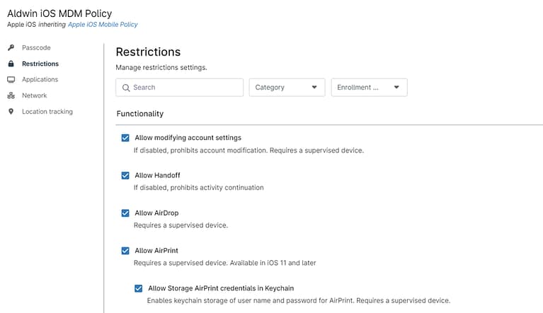 What is iOS device supervision? | NinjaOne