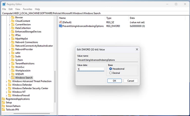 Configure Advanced Indexing Options in Windows 10/11 | NinjaOne