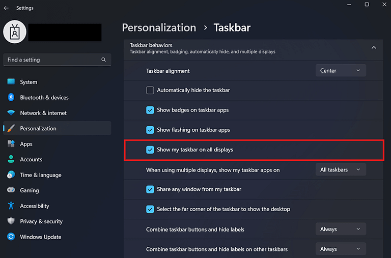 Managing Taskbar Display Across Multiple Monitors in Windows 11 | NinjaOne