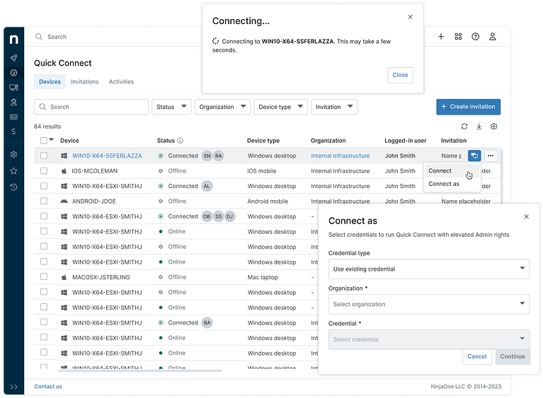 Support Unmanaged Devices in an Instant | NinjaOne
