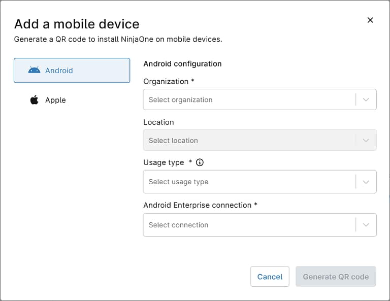 5.1 Enrolling Android mobile devices - NinjaOne